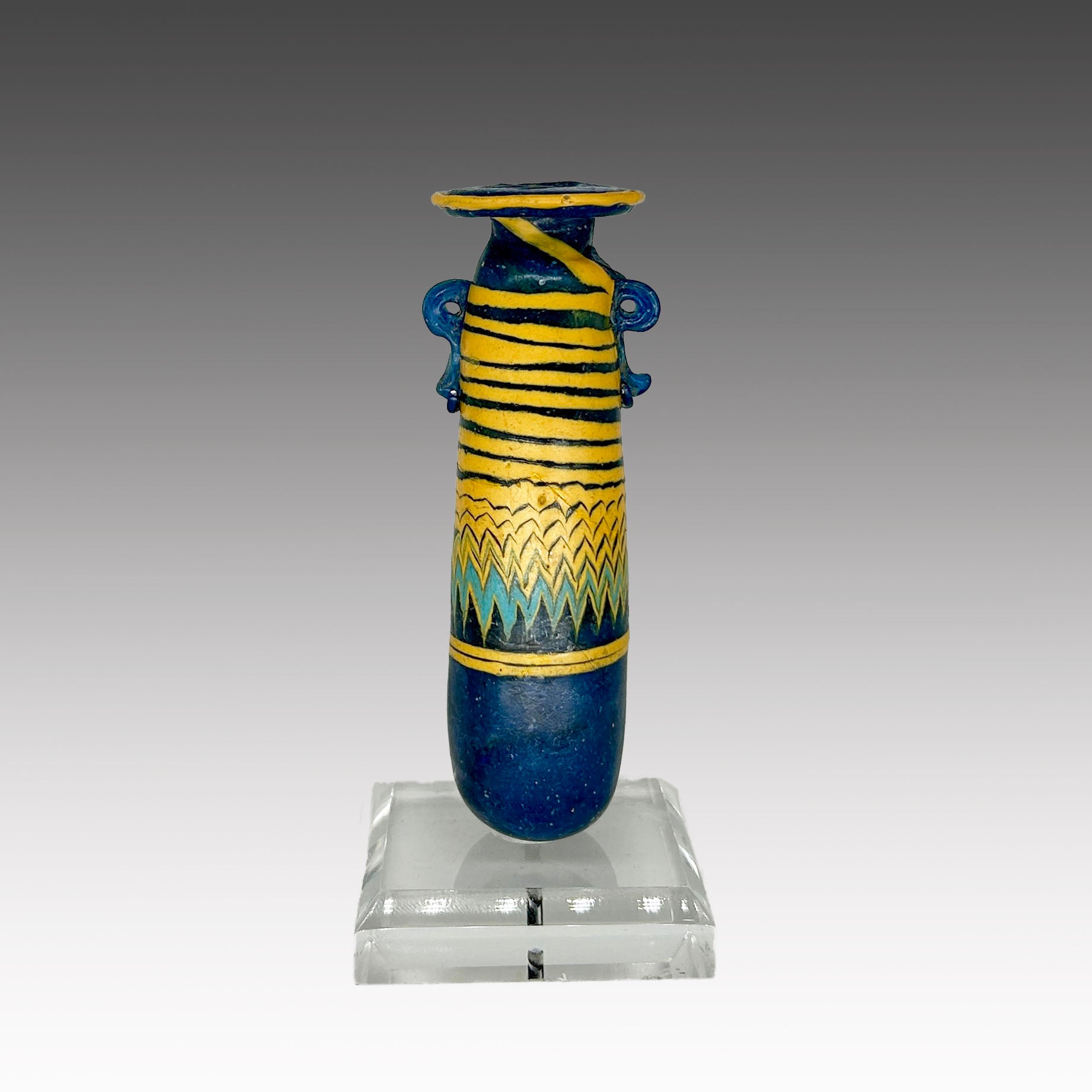 An Egyptian Core-Formed Glass Amphoriskos, Late Period, ca. 664-332 BC