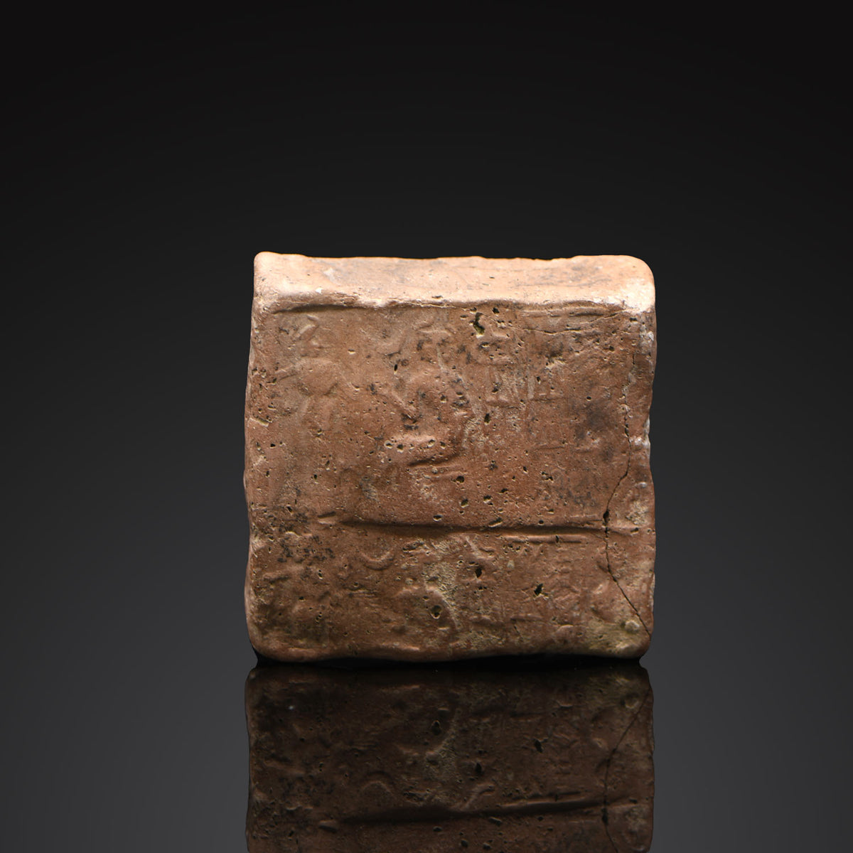 A rare Sumerian Cuneiform Sealed Envelope with Internal Tablet, Gutian